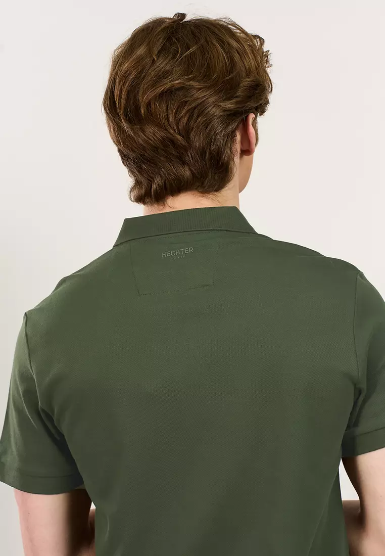 Buy Hechter Paris Men's Regular Fit Polo Shirt In Sorona Agile Fabric ...