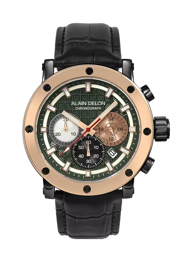 Buy Alain Delon Men Watch Contemporary AD461-1092C Online | ZALORA Malaysia