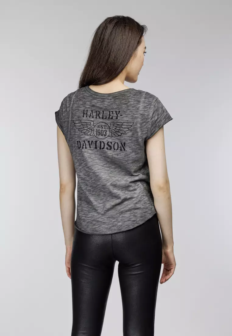 Harley-Davidson Harley-Davidson Cavalry Short Sleeve Henley 2024 | Buy ...