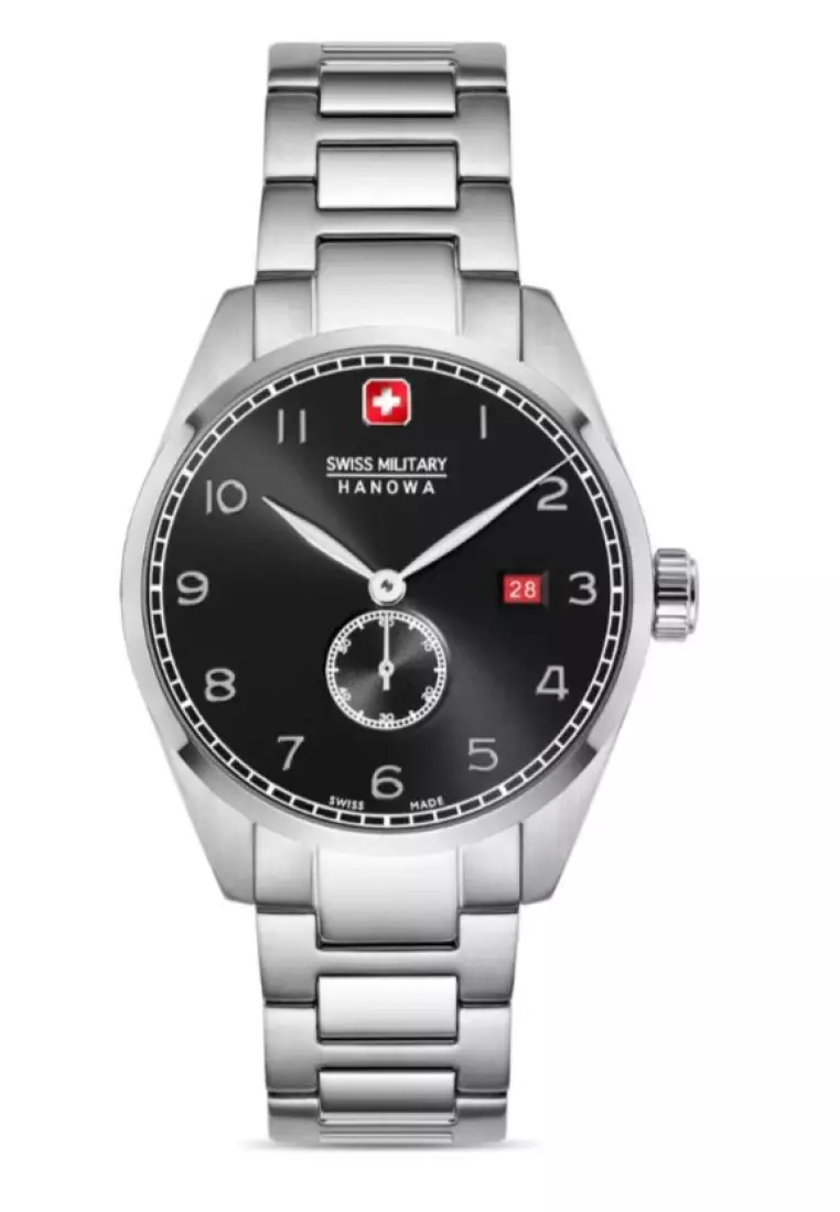 Buy Swiss Military Hanowa Swiss Military Hanowa Silver Stainless Steel ...