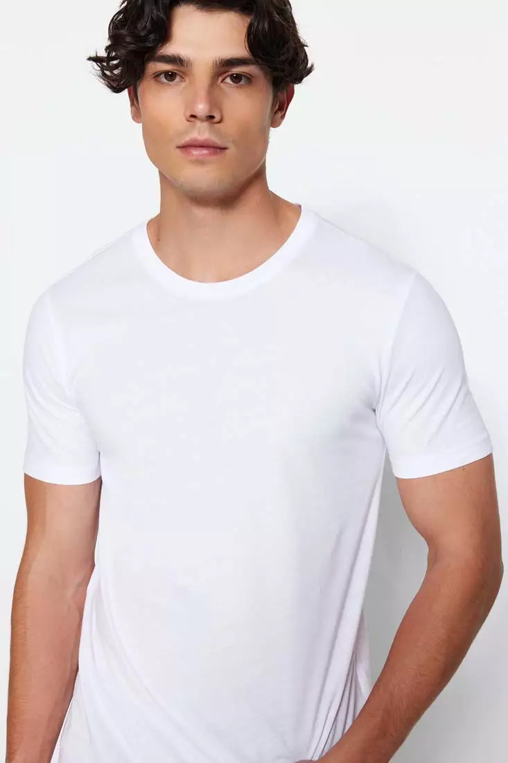 線上選購 Trendyol 5 件裝潢身針織T恤 | ZALORA 台灣