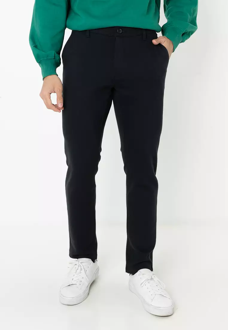 Buy Denim Project Ponte Roma Plain Pants 2025 Online | ZALORA Philippines