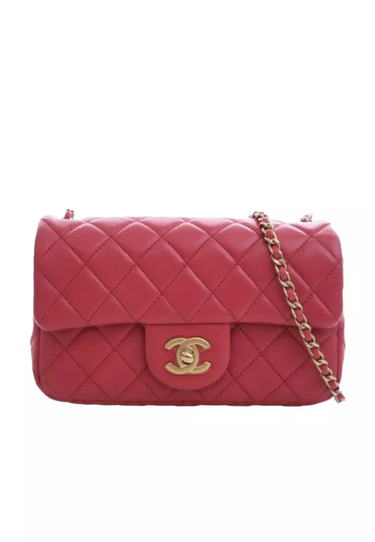 Buy Chanel Pre-Loved Chanel Mini Rectangular Classic Lambskin Pearl ...