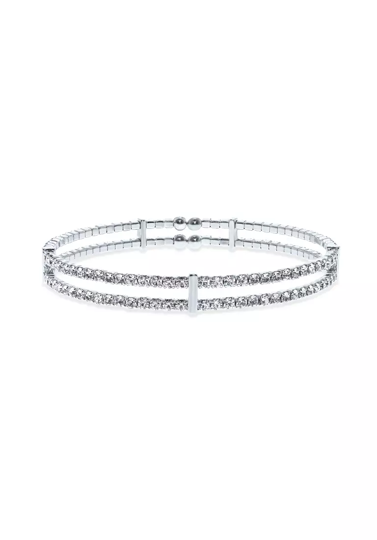 Buy Alfredulla Lilist Gates Double Crystal Roll Bangle 2024 Online ...