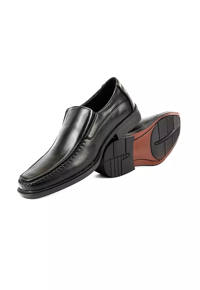 Buy Mario D' boro Runway Men's Formal Slip On Shoes MW 23996 Black C38 ...
