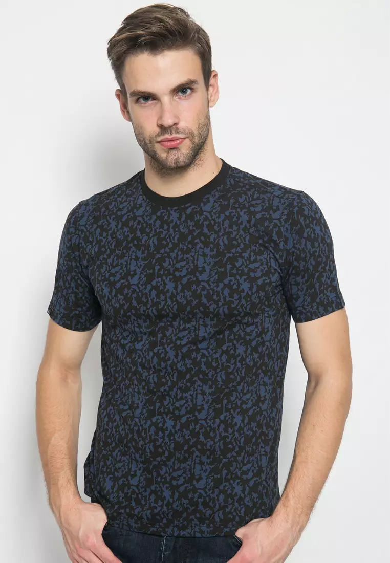 Jual Johnwin Johnwin - Slim Fit - Kaos Casual Active - Motif Loreng ...