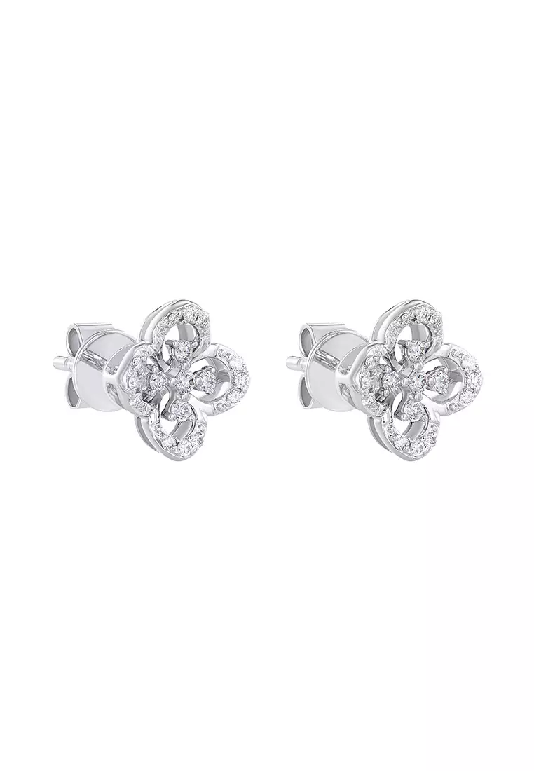 Buy HABIB HABIB Corey Diamond Earrings 2025 Online | ZALORA Philippines