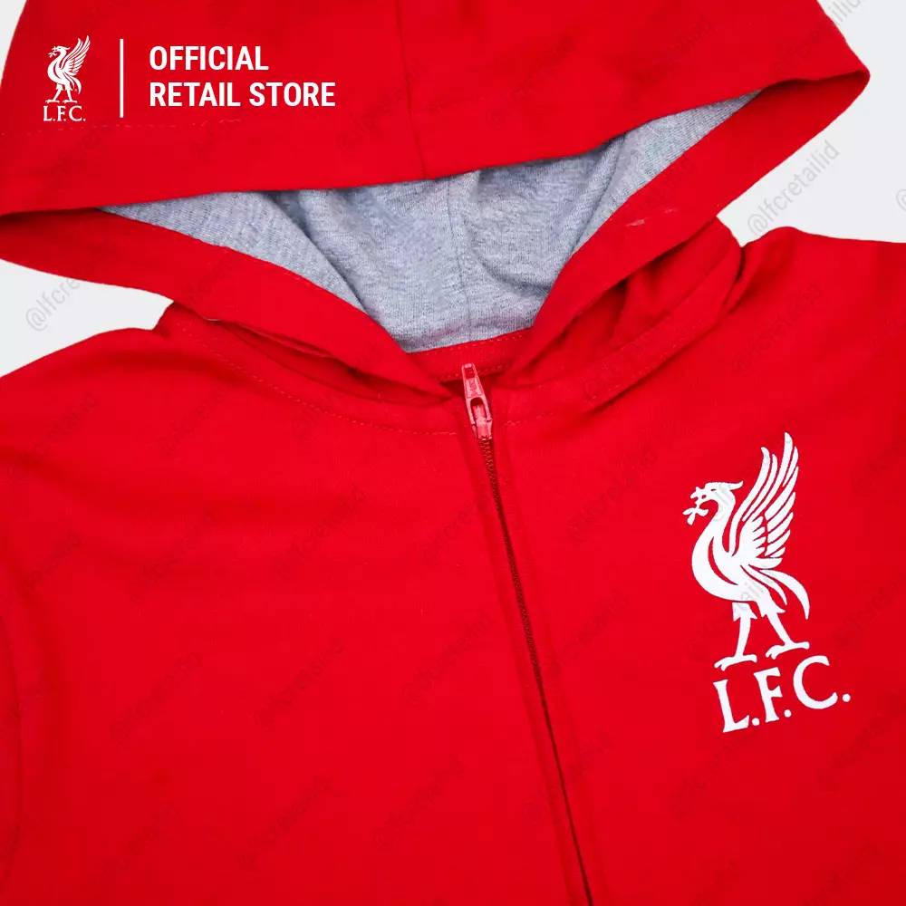 Jual Liverpool FC Liverpool FC Baby Hooded Jacket Red - Official LFC ...