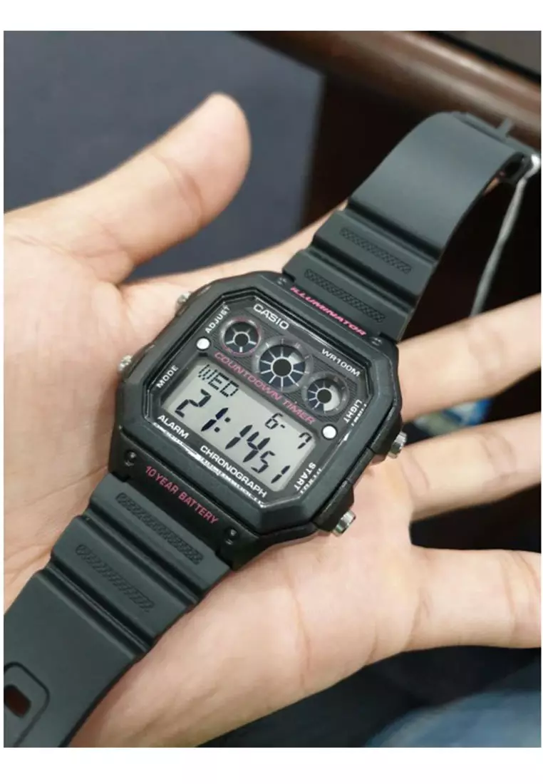 Jual CASIO CASIO GENERAL AE-1300WH-1A2VDF Original 2025 | ZALORA Indonesia