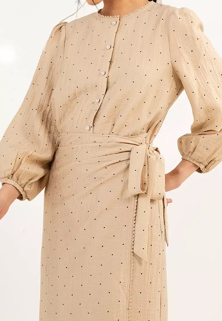 Jual Lubna ZATI ONE PIECE WRAP DRESS Original 2025 | ZALORA Indonesia