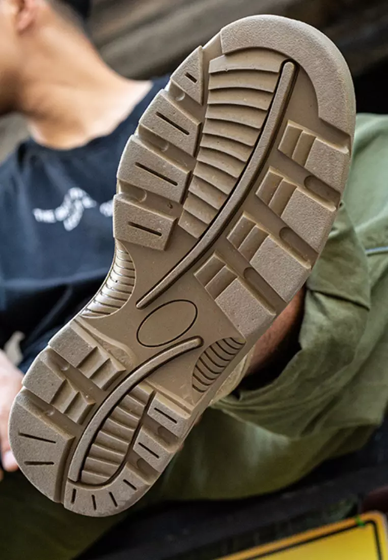 Buy hk-ehunter steel toe cow suede shoes 2025 Online | ZALORA