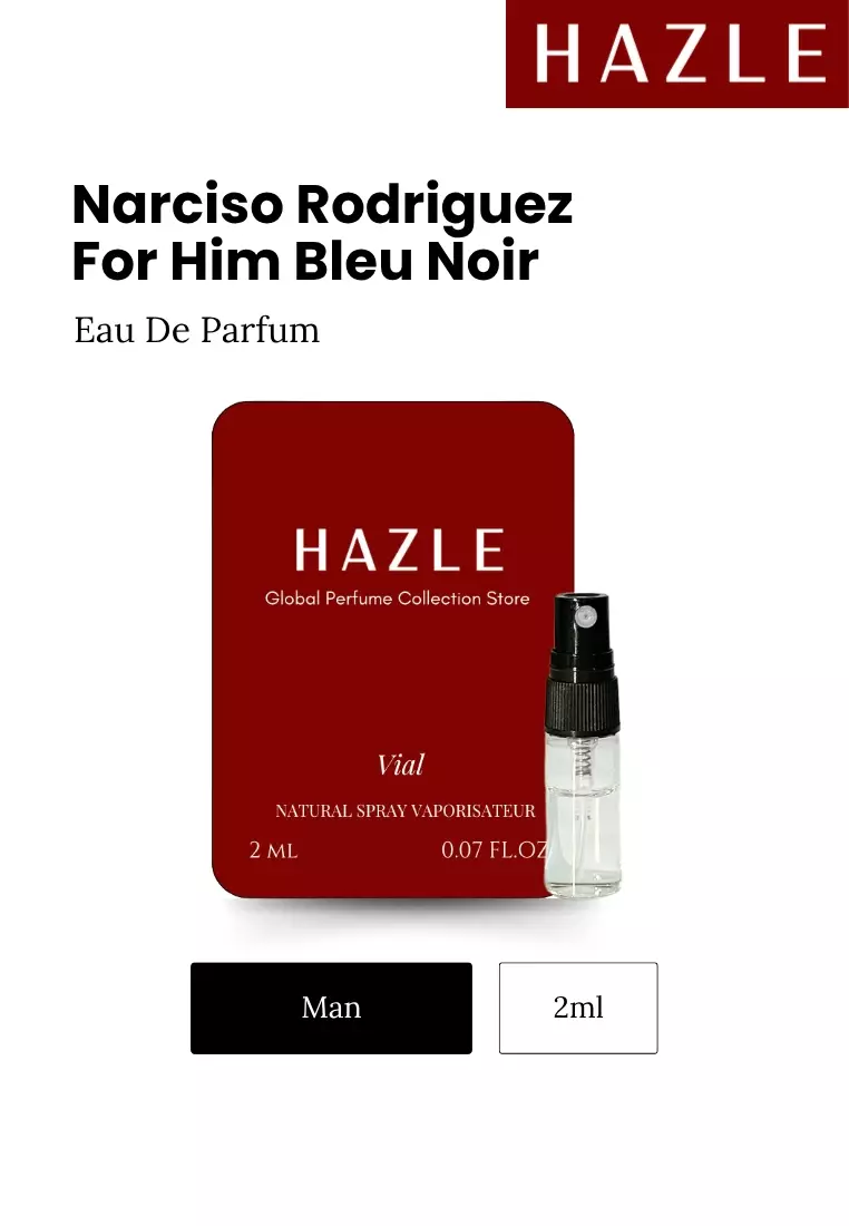 Jual Narciso Rodriguez [Vial] For Him Bleu Noir Man EDP 2 ml Original ...