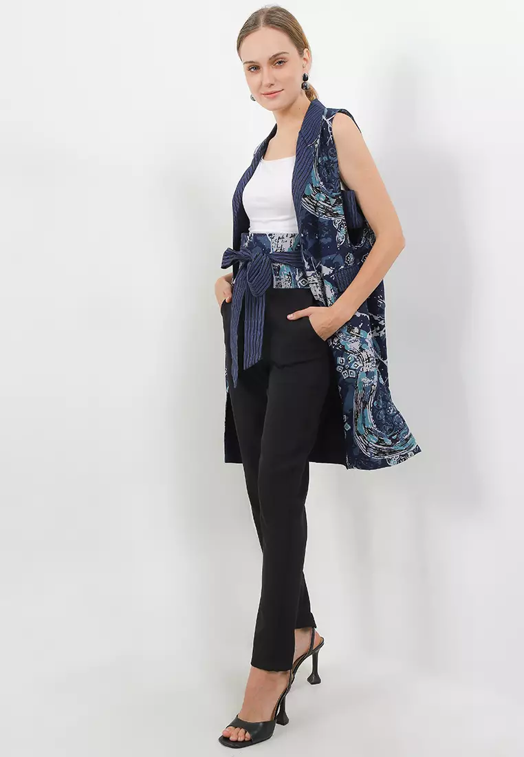 Jual Rianty Batik Set Batik Hairiz - Obi Belt dan Vest Original 2024 ...