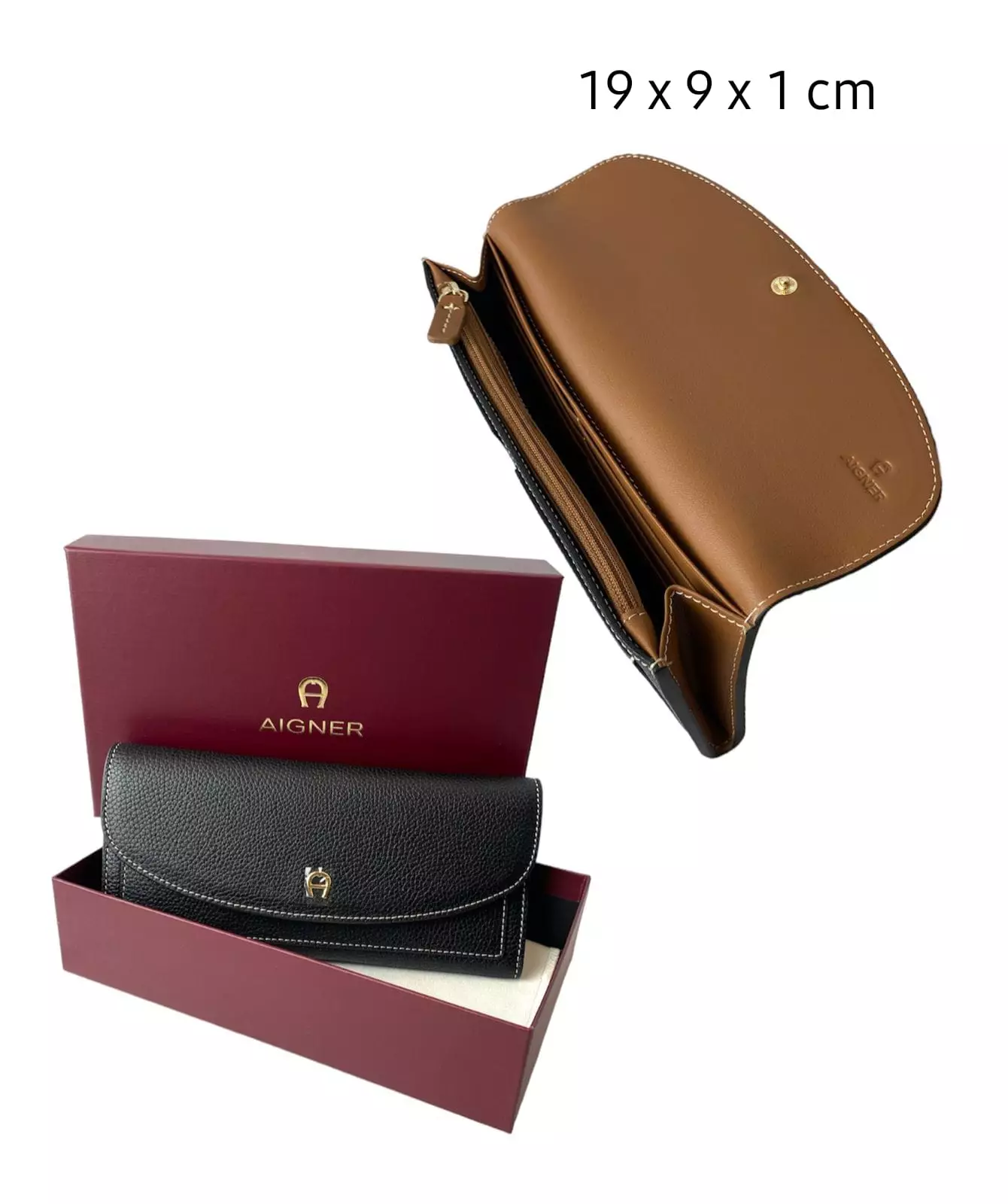 Jual Aigner Aigner Long Wallet Lia Schein Black Original 2024 | ZALORA ...