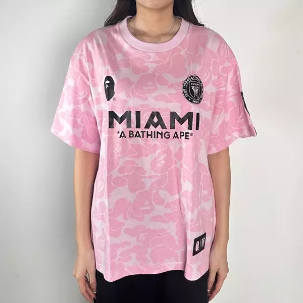 Jual A Bathing Ape Kaos BAPE X INTER MIAMI CF CAMO WHITE PINK TSHIRT ...
