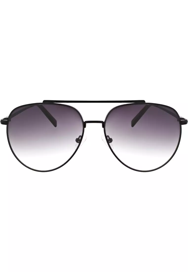 Buy Kendall + Kylie Eyewear Kendall + Kylie Black Angular Aviator ...