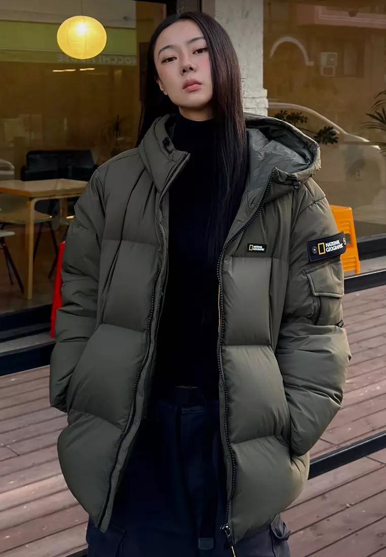 National Geographic Unisex GOLDEN MOLE Hooded Down Jacket 2025 | Buy ...