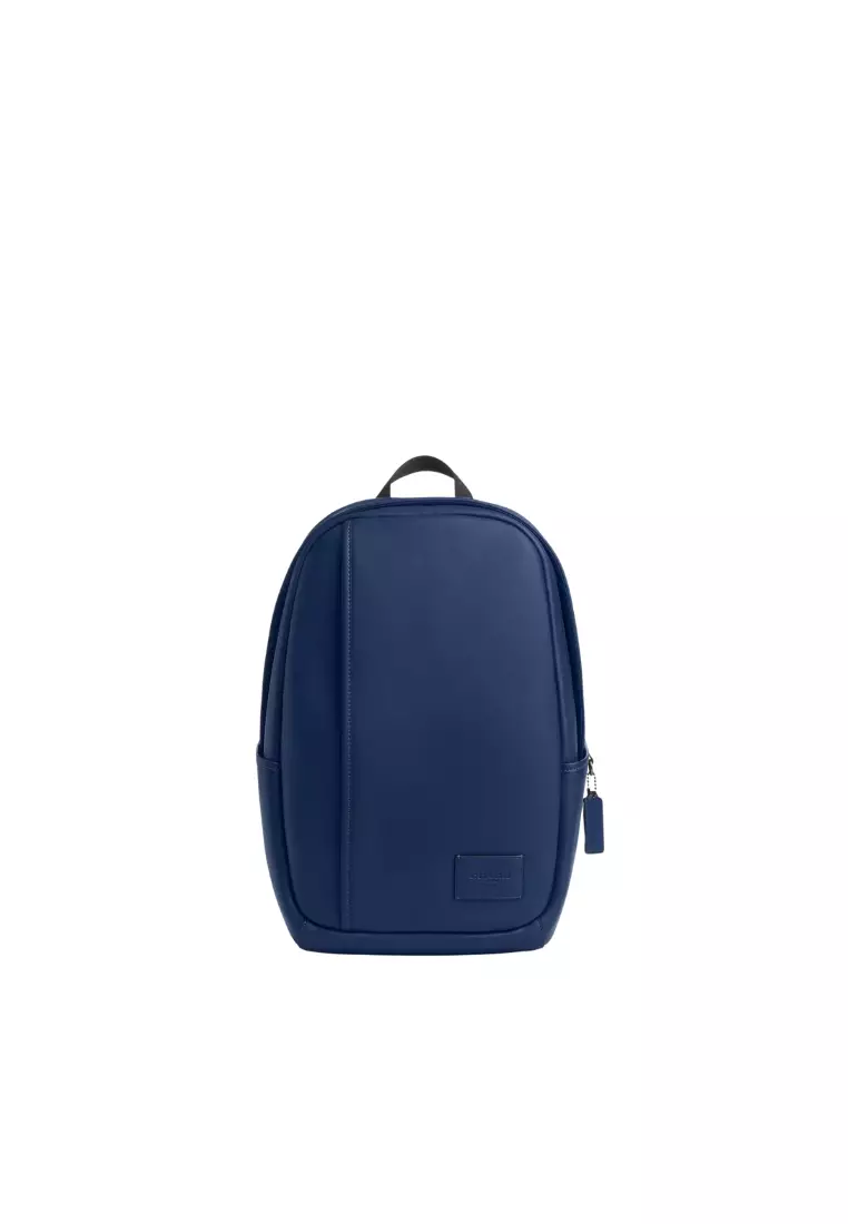 Buy Coach Coach Edge Leather Backpack In Deep Blue CW863 2025 Online ...