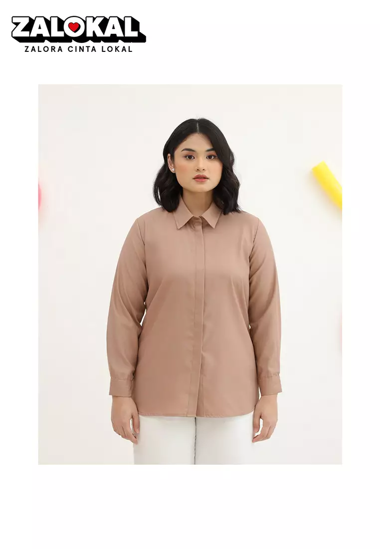 Jual geulis.id Geulis.id DAILY SHIRT BASIC SERIES KEMEJA PUTIH / KEMEJA KERJA / KEMEJA ANTIKUSUT ...