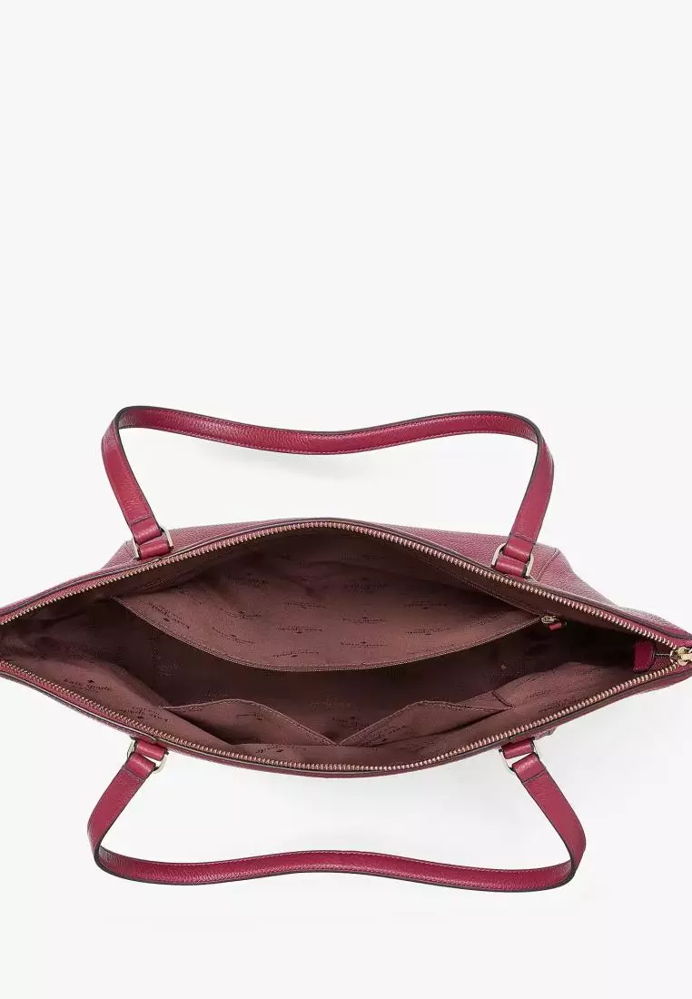 Jual Kate Spade Kate Spade Monica Tote Dark Raspberry Original 2024 ...