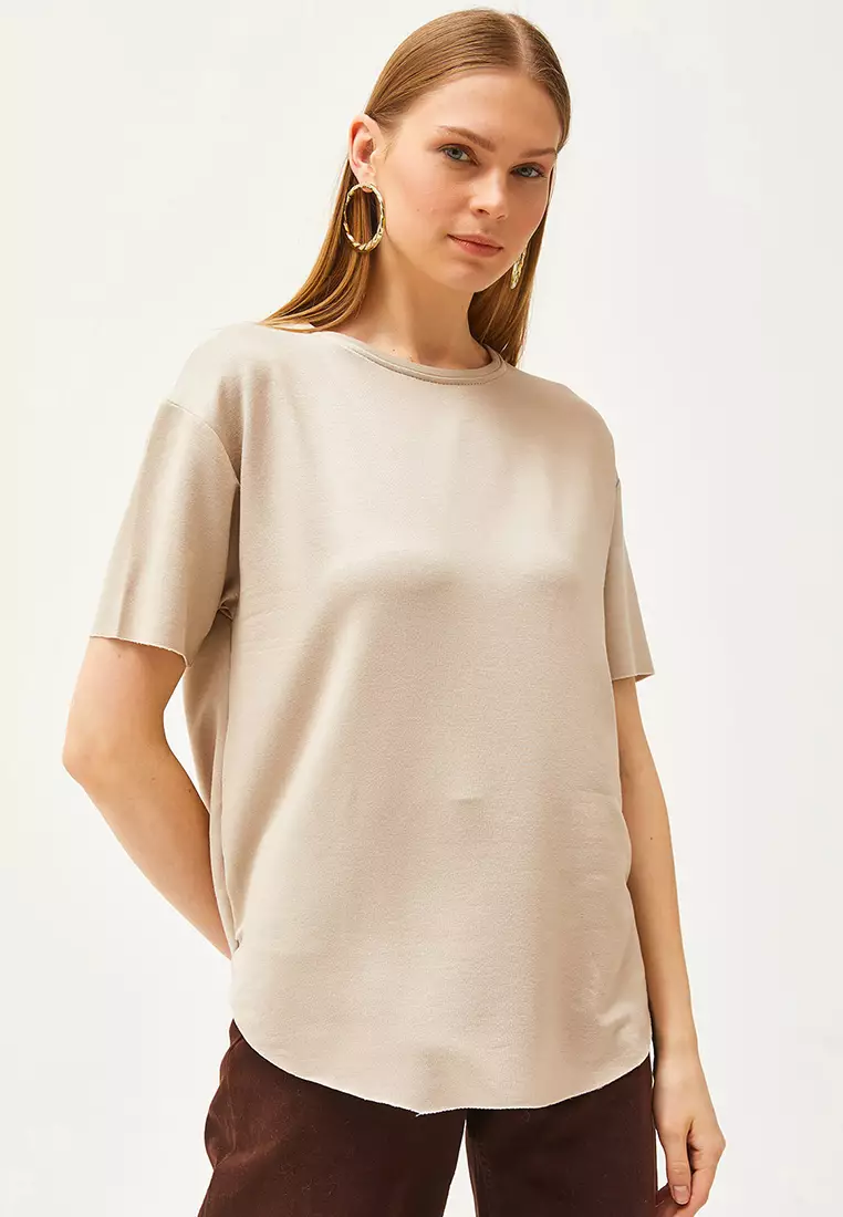 Buy Olalook Basic Modal T-Shirt Online | ZALORA Malaysia