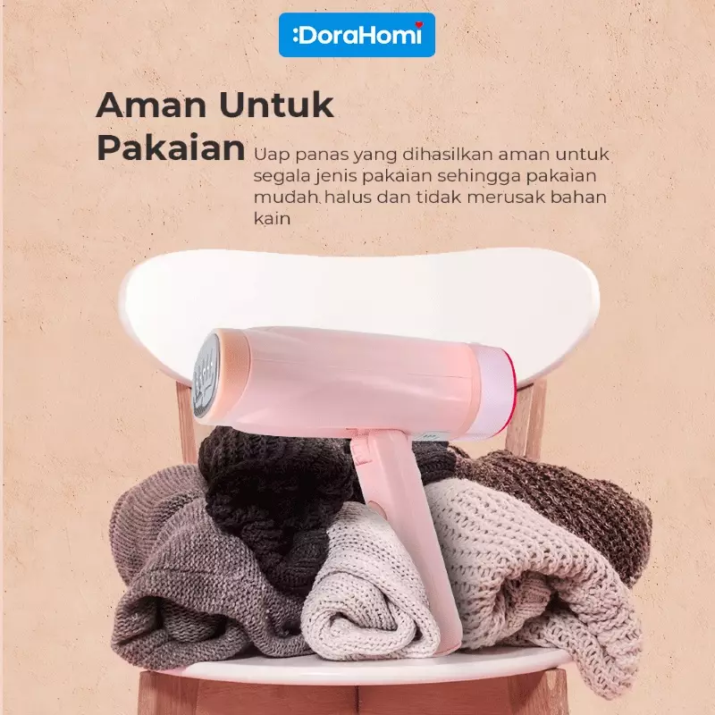 Jual Dorahomi Dorahomi Setrika uap portable garment steamer foldable ...