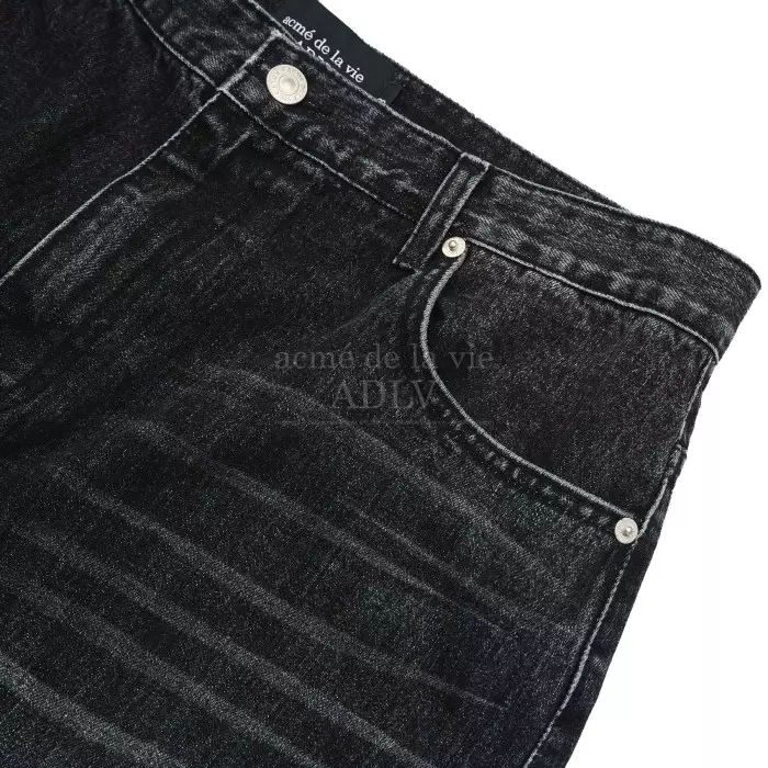 Jual Acme De La Vie VINTAGE FUSION BRUSH WASHING DENIM PANTS BLACK ...