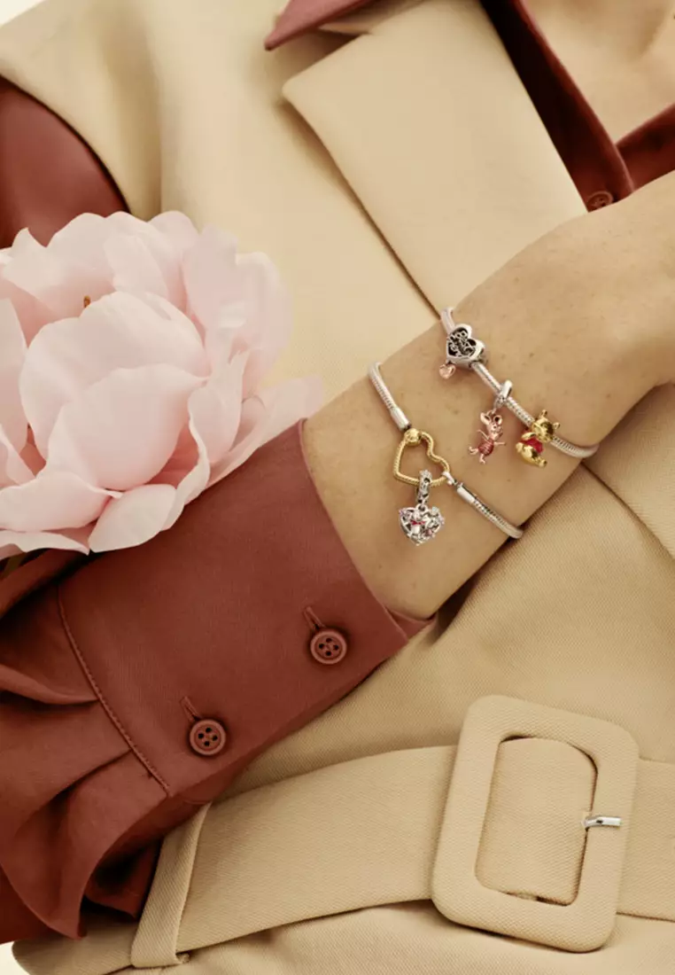 Buy PANDORA Pandora x Disney 14k Gold Plated Winnie the Pooh Bear Charm Online | ZALORA Malaysia