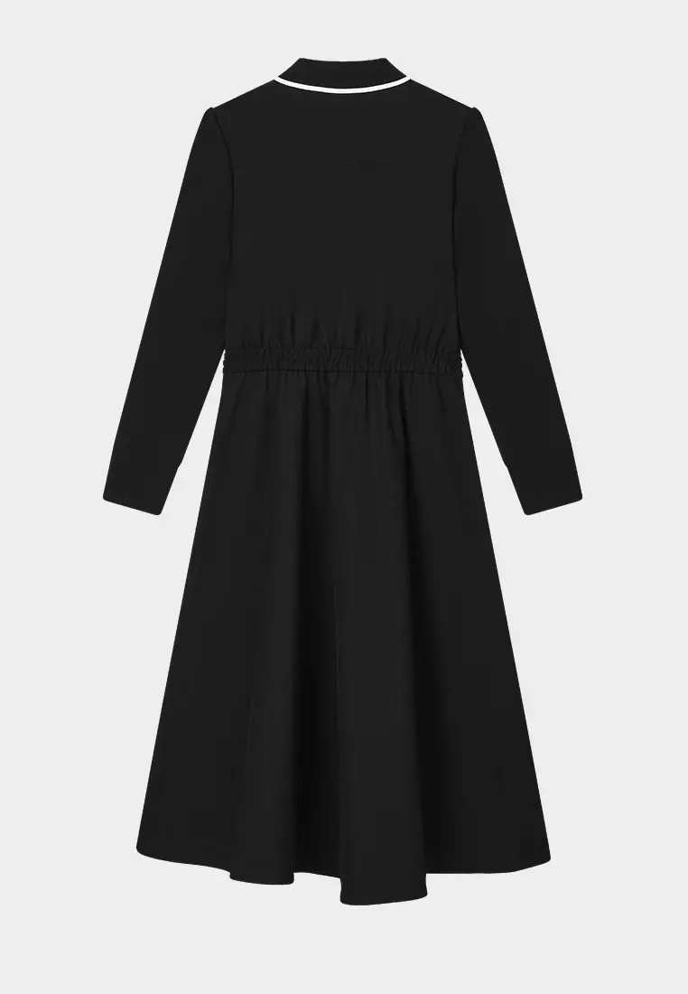 Buy FILA FILA CORE LIFESTYLE WHITE MILAN DESIGN WEEK Women Dress (Black ...