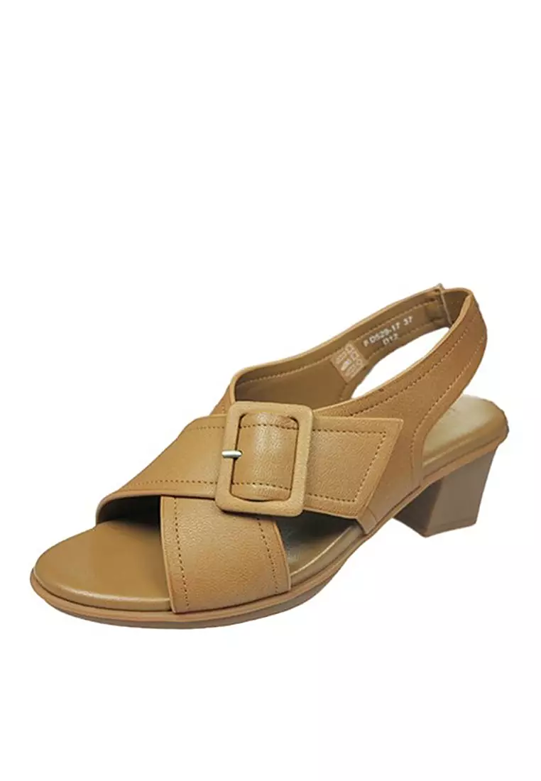 Jual Andrew Andrew Shoes Felicia Khaki Original 2026 | ZALORA Indonesia