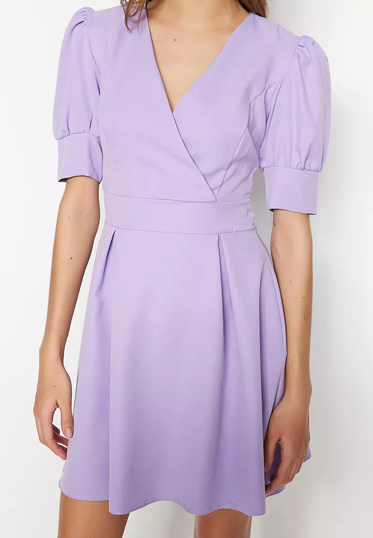 Buy Trendyol Double Breasted Collar Dress Online Zalora Malaysia