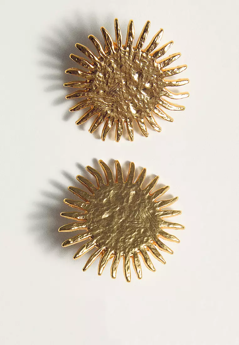 Buy Mango Sun Design Earrings 2025 Online | ZALORA