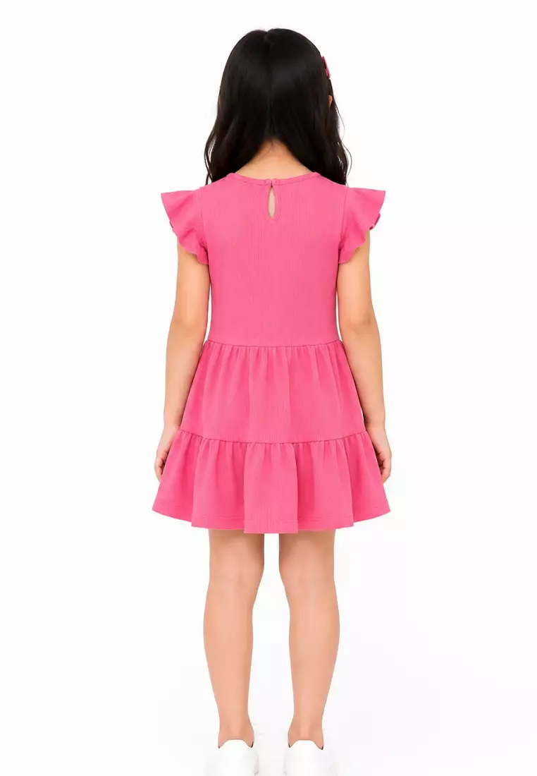 Jual LITTLE X EIGHT Little X eight Girl Lindley Dress - Dress Pink Anak ...