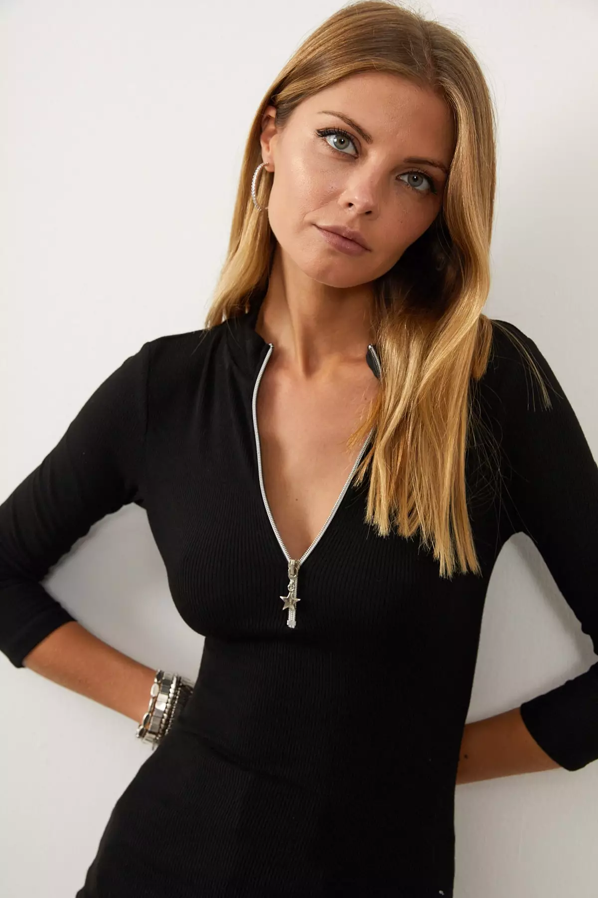 Buy Cool & Sexy Collar Zippered Camisole Top 2025 Online | ZALORA