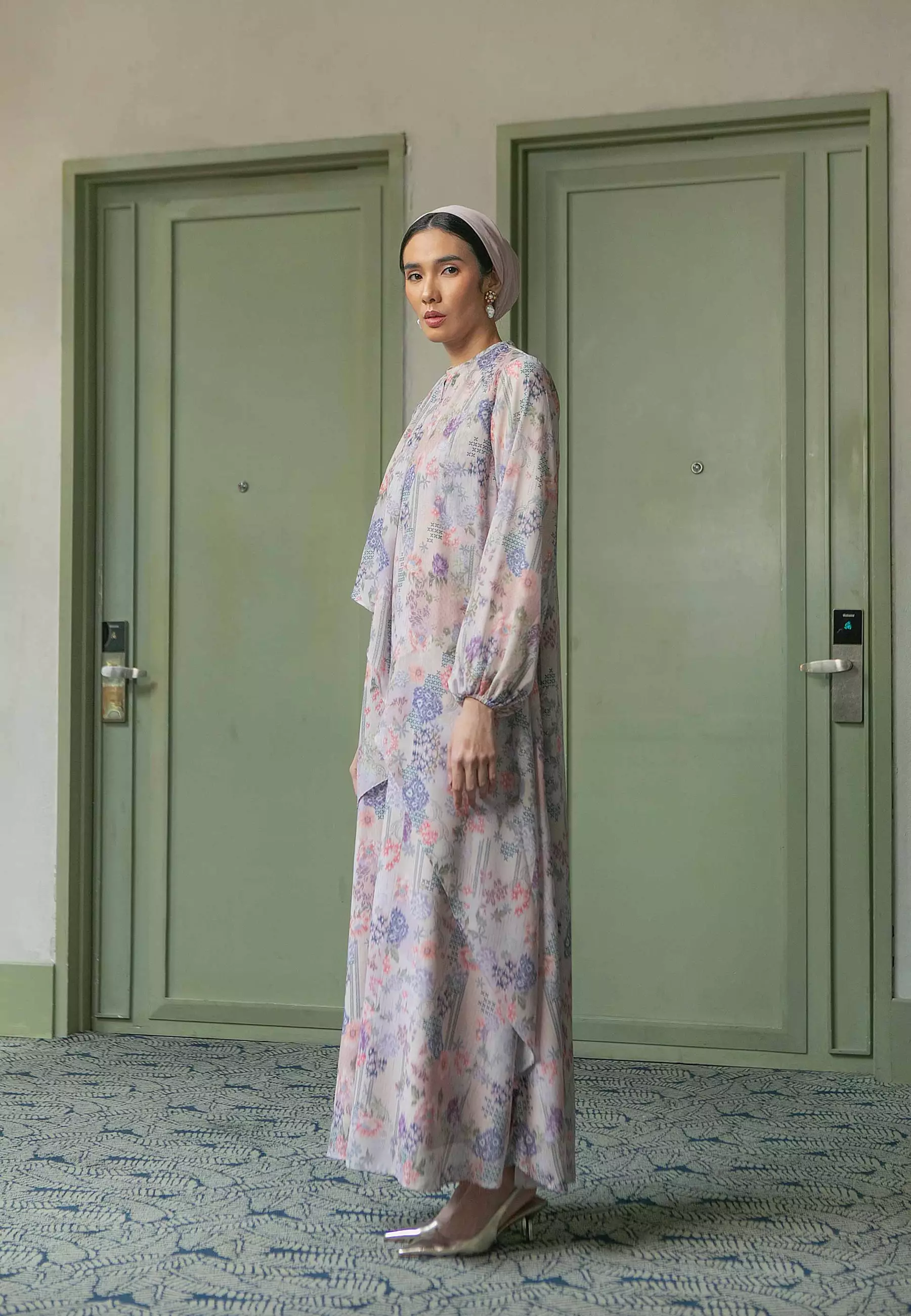 Jual HijabChic HijabChic Siri Violet Dress - Dress Lebaran Sarimbit ...