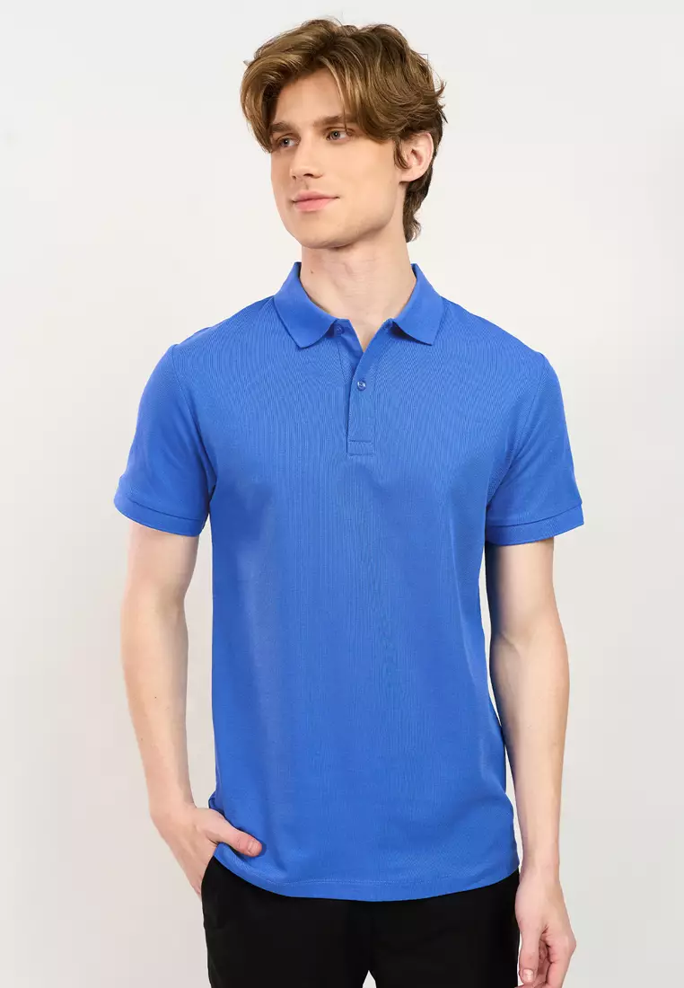 Buy Hechter Paris Men's Regular Fit Polo Shirt In Sorona Agile Fabric ...
