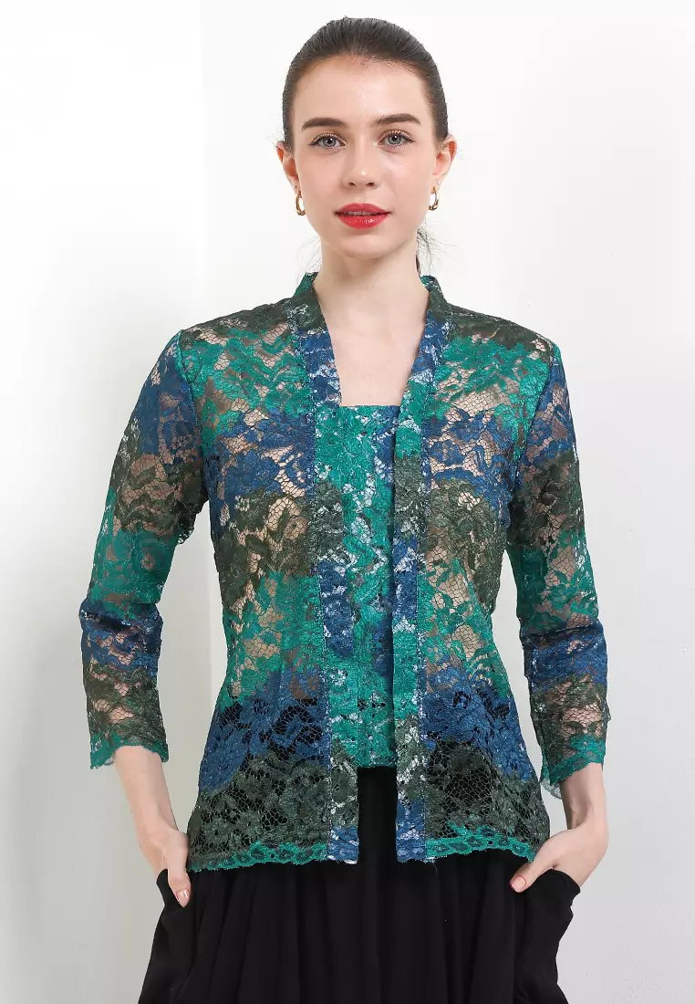 Jual Batik First Kebaya Fashion Regular 7/8-length Sleeves Original ...