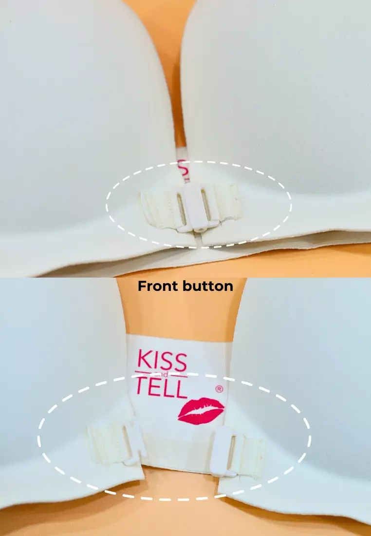 Buy Kiss & Tell Premium Miley Double Push Up Bra in White 2025 Online ...