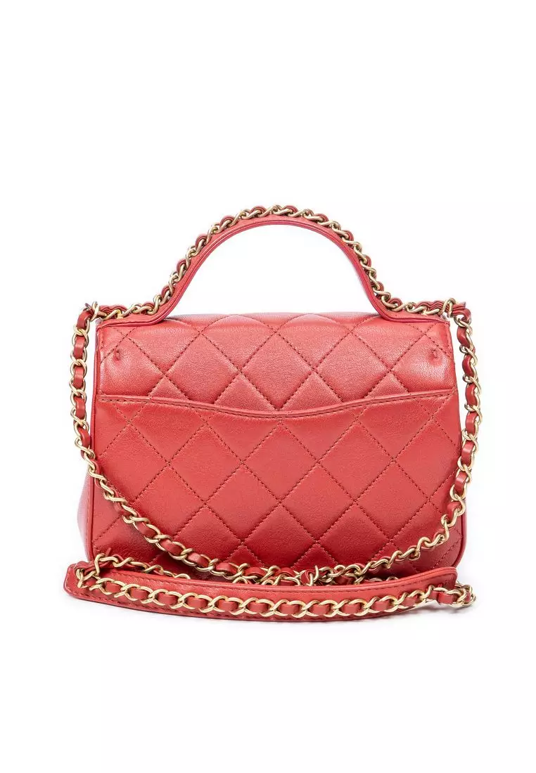 Buy Chanel Pre-Loved Small Chain Infinity Top Handle 2024 Online | ZALORA