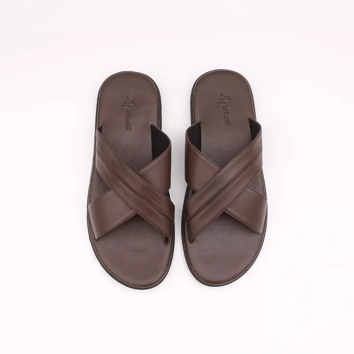 Jual Cogen Marhadi Sandal Kulit Pria Sendal Cowok - Laboan Cross ...