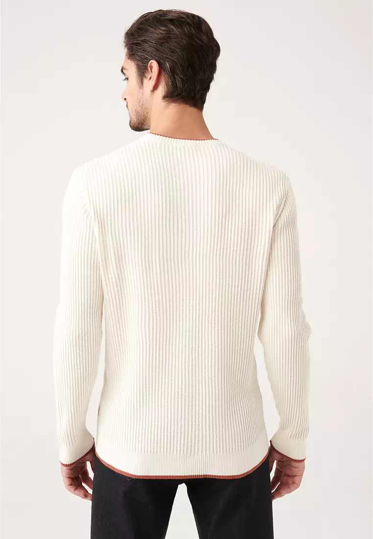 Buy Avva Crew Neck Regular Fit Sweater 2025 Online | ZALORA Philippines