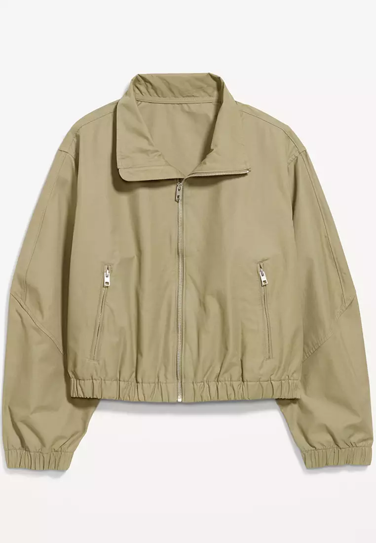 Buy Old Navy Twill Utility Zip-Front Jacket 2026 Online | ZALORA ...