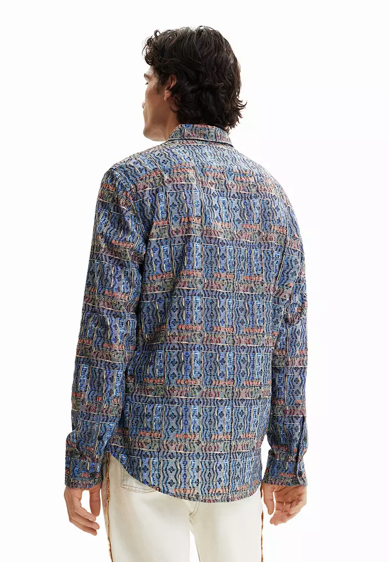 Buy Desigual Desigual Men's Long Sleeved Shirt 2025 Online | ZALORA