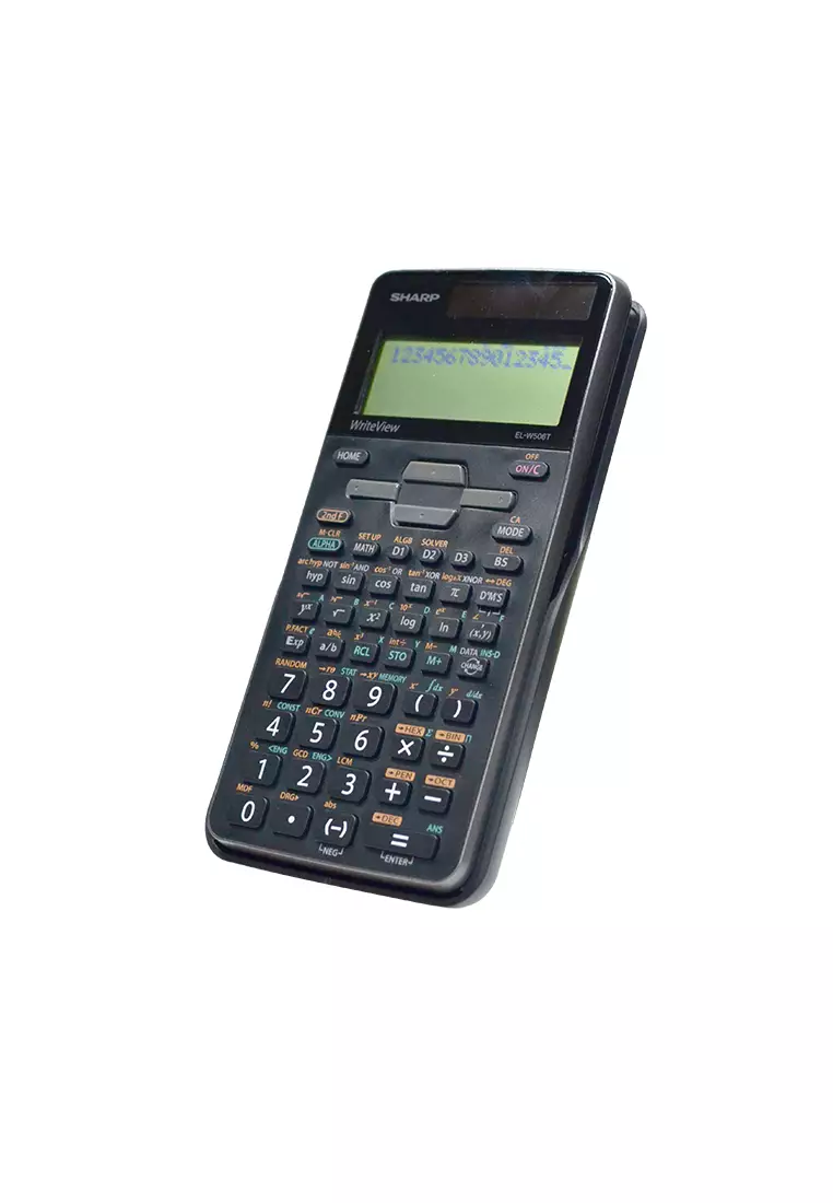 Buy Sharp Calculators Sharp Scientific Calculators 640 Functions EL-W506T Gray 2024 Online ...
