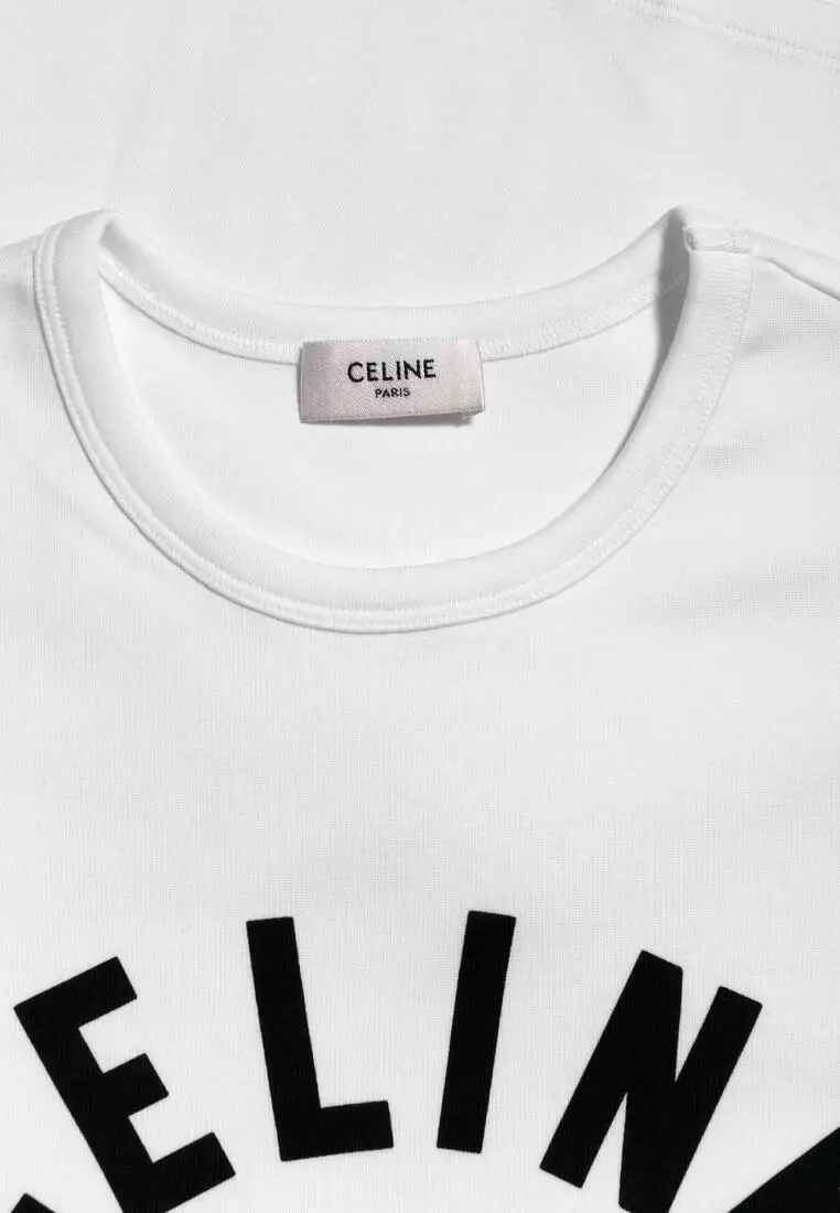 Buy CELINE Cotton T-Shirt 2026 Online | ZALORA