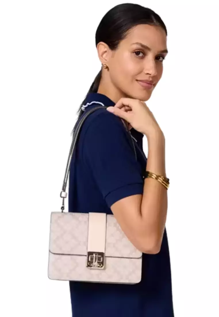 Buy Kate Spade Kate Spade Spade Flower Small Shoulder Bag In Dark Beige ...