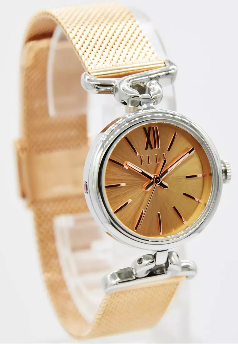 Jual ELLE Elle - Jam Tangan Fashion Wanita - Silver Gold - Stainless ...