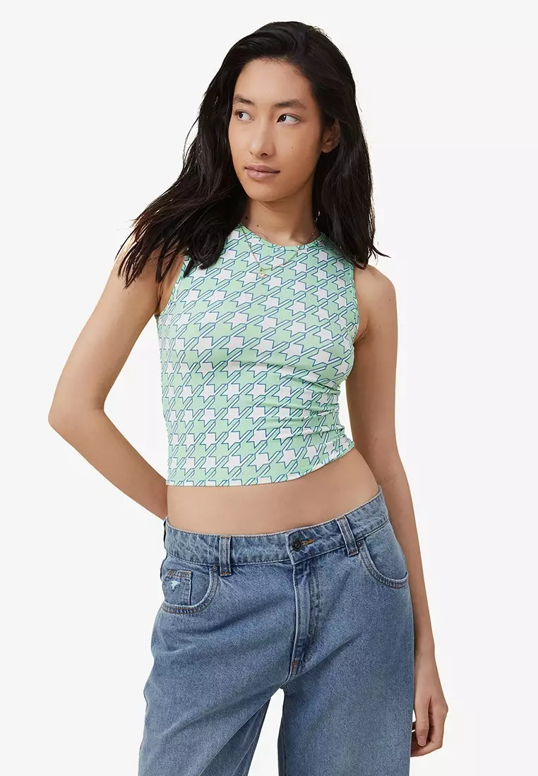 Buy Cotton On Drew Crew Neck Tank Top Online | ZALORA Malaysia