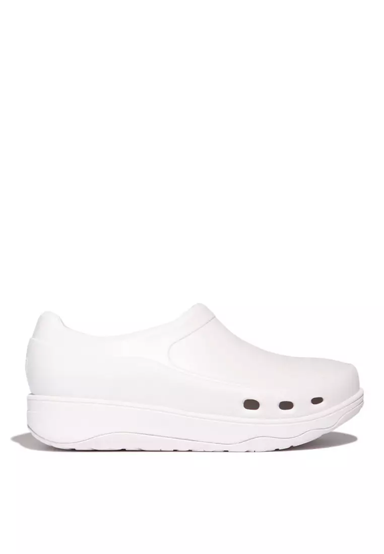 Buy FitFlop WORK High-Performance Professional Clogs - Urban White (ID4 ...