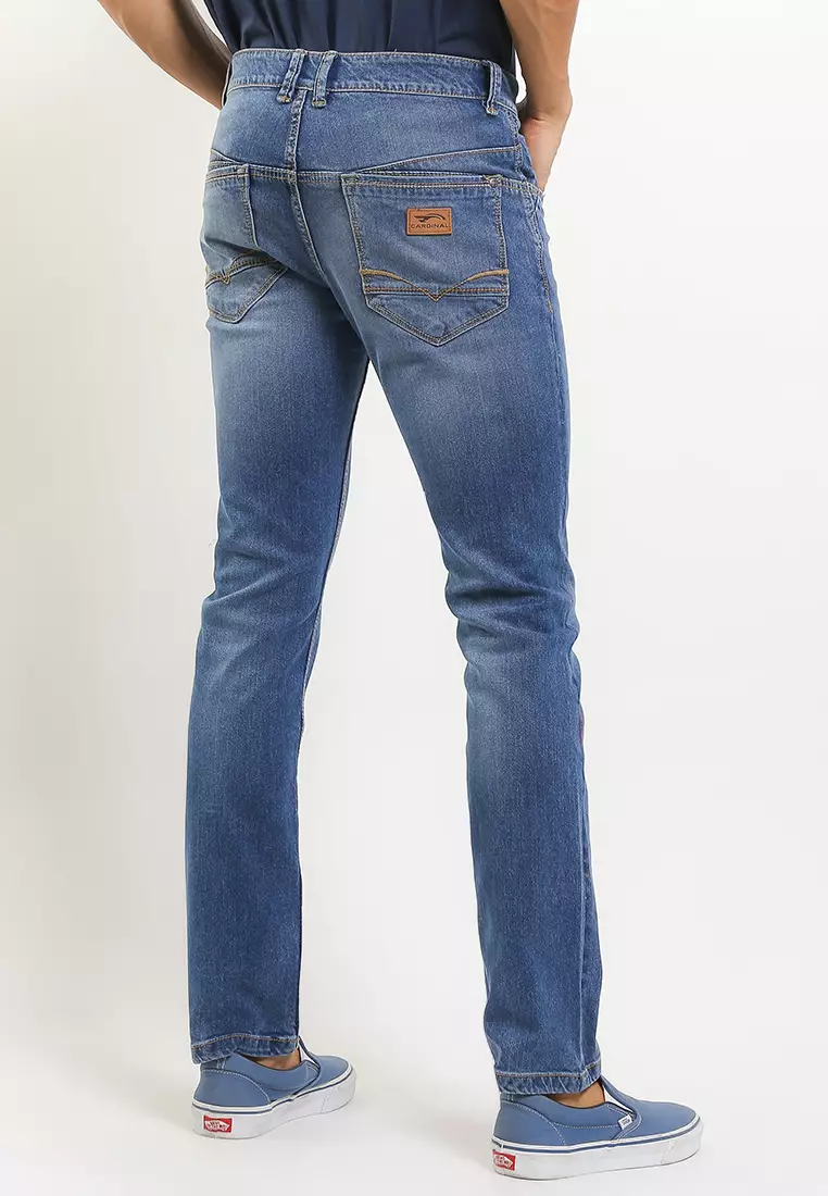 Jual Cardinal Cj Denim Straight Slim Original 2025 | ZALORA Indonesia